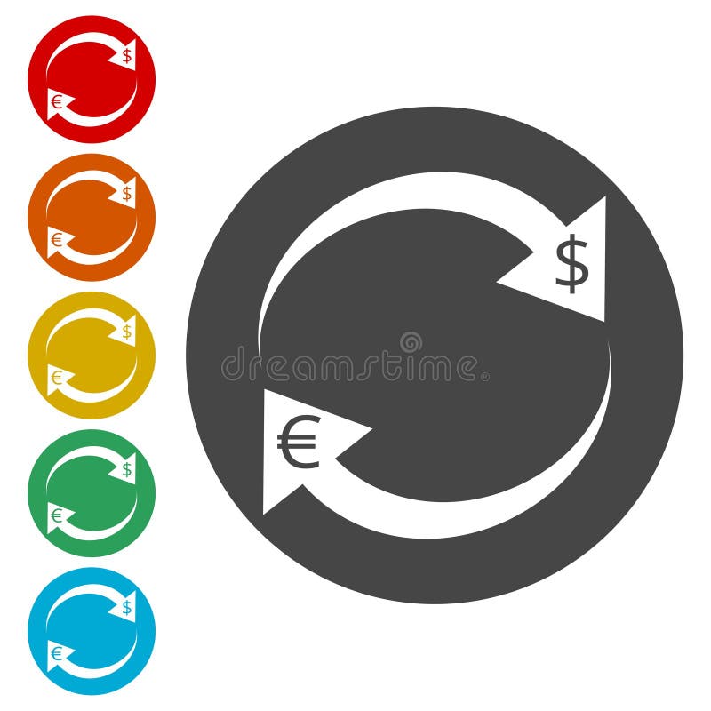 Exchange arrow icon stock vector. Illustration of exchange - 182558080