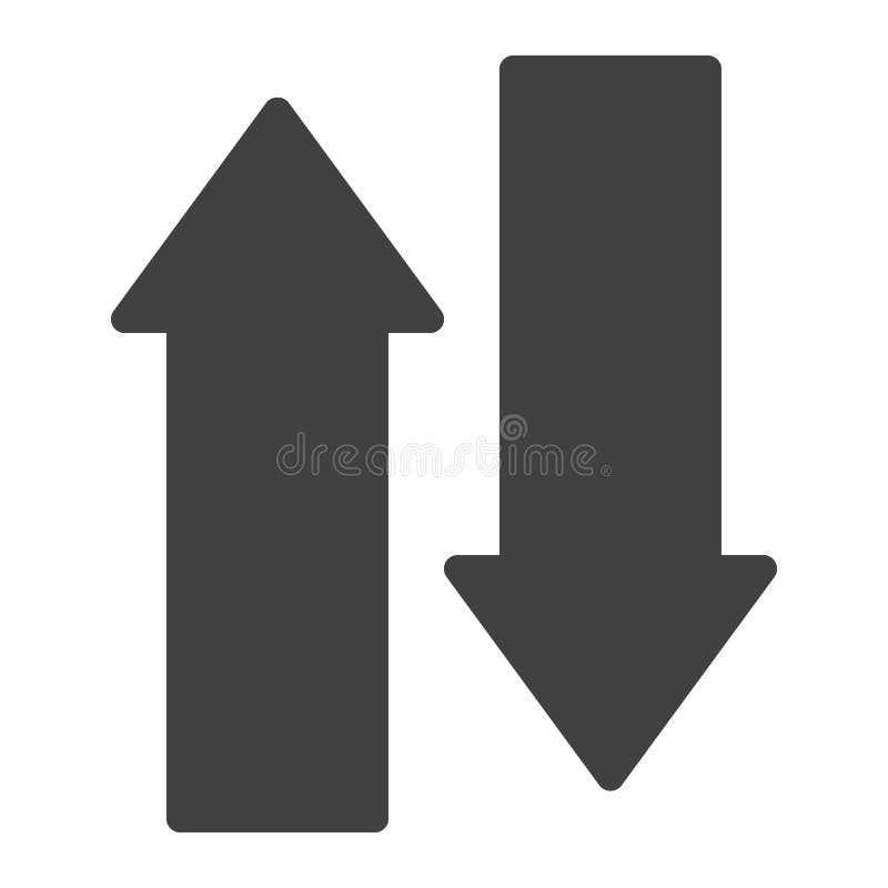 Exchange Arrows Icon Vector Stock Vector - Illustration of exchange ...