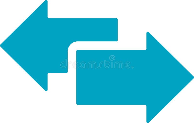Exchange Arrows Icon stock vector. Illustration of arrow - 96571053