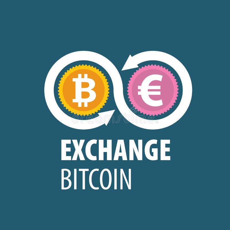 Exchange bitcoin for money stock vector. Illustration of financial ...
