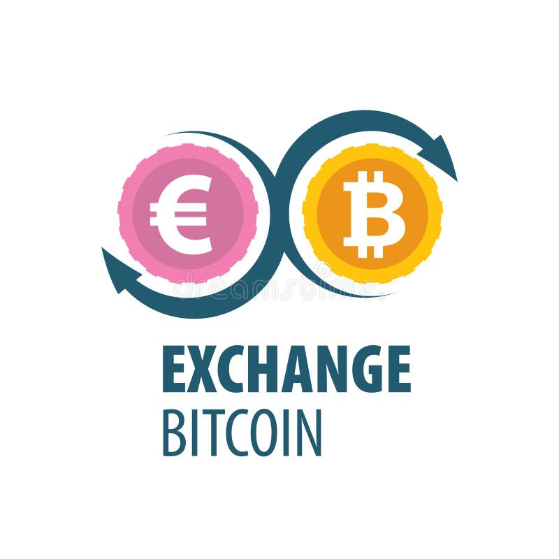 Exchange bitcoin for money stock vector. Illustration of ecommerce ...