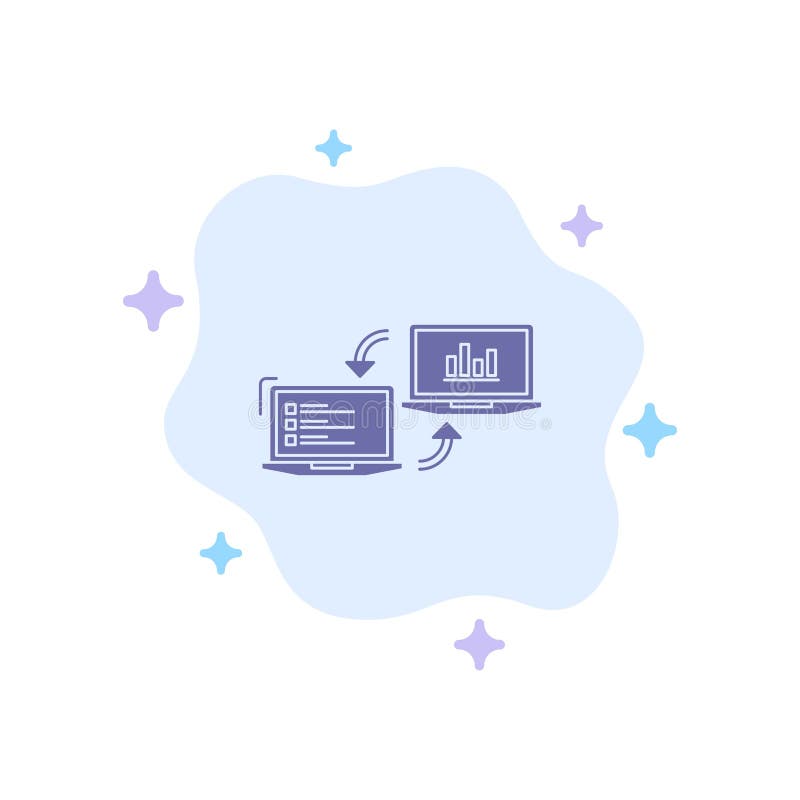 Exchange, Business, Completers, Connection, Data, Information Blue Icon ...