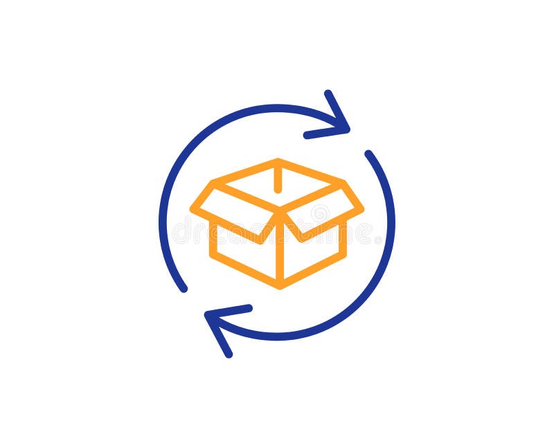 Exchange of Goods Line Icon. Return Parcel Sign. Vector Stock Vector ... Exchange of Goods Line Icon. Return Parcel Sign. Vector Stock Vector ...