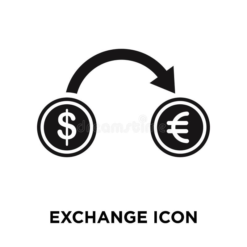 Exchange Icon Vector Isolated on White Background, Logo Concept Stock ...