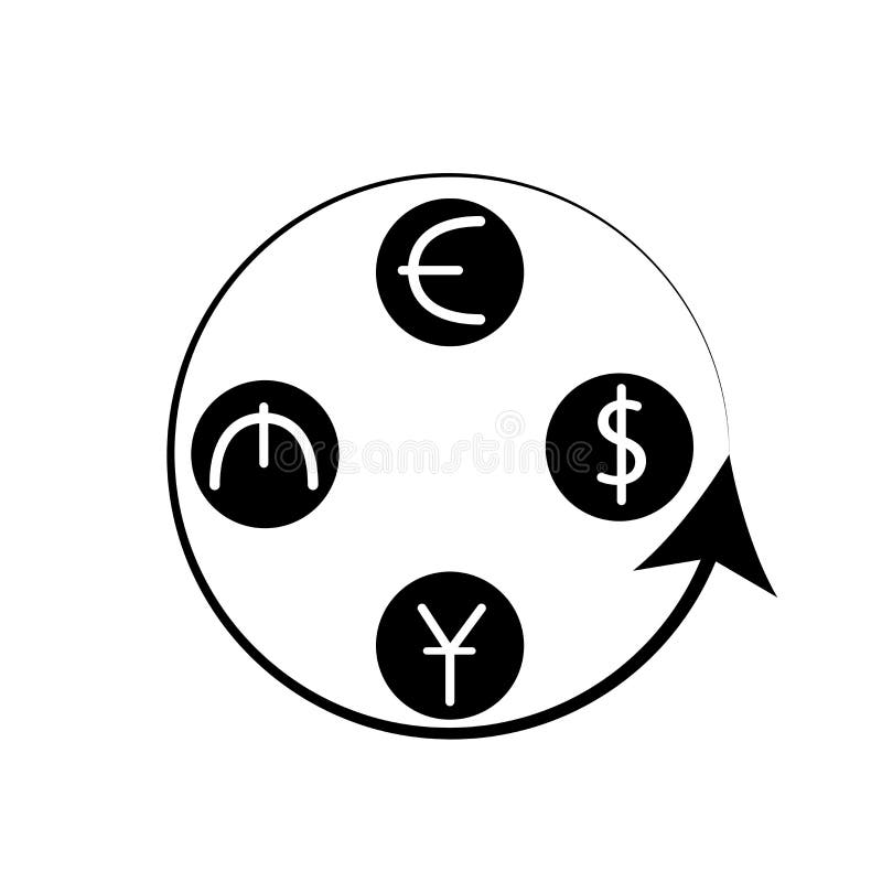 Exchange Icon Vector Isolated on White Background, Exchange Sign Stock ...