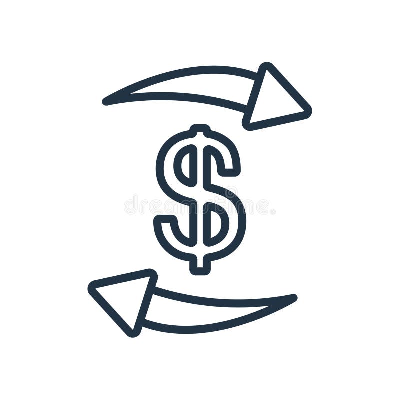 Exchange Icon. Trendy Exchange Logo Concept on White Background Stock ...