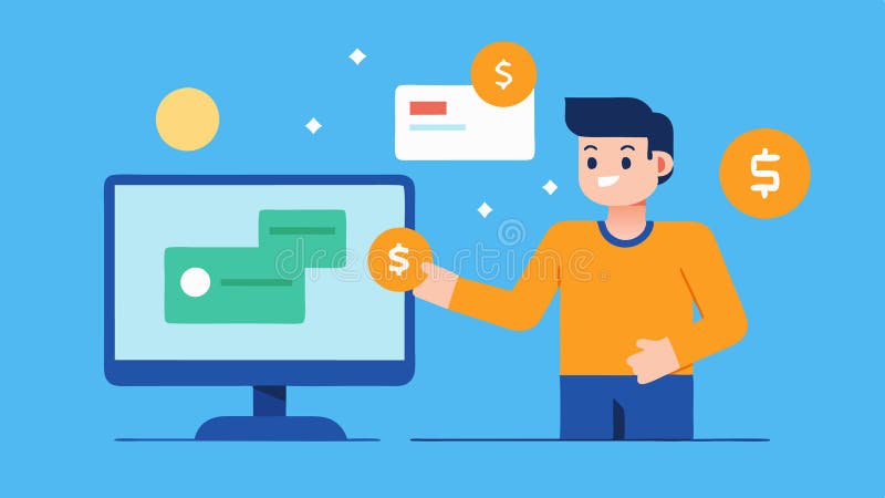 Exchange Interface a User Interacting with a Digital Exchange Website ...