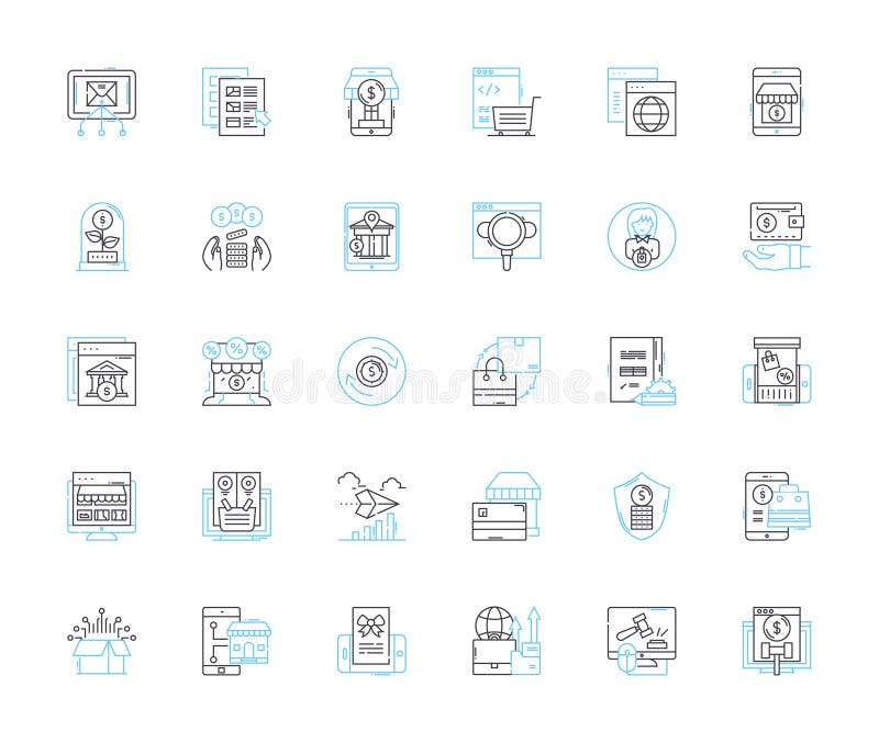 Exchange Items Linear Icons Set. Swap, Trade, Barter, Substitution ... Exchange Items Linear Icons Set. Swap, Trade, Barter, Substitution ...