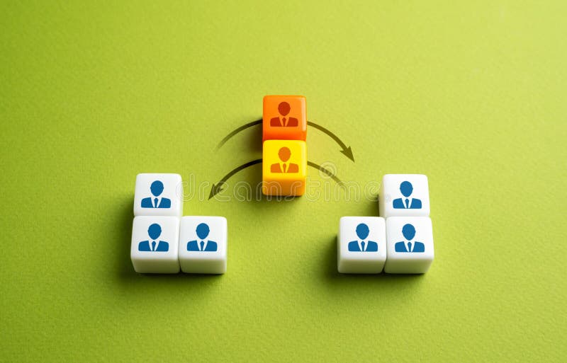 Exchange of Participants between Teams. Stock Image - Image of ...