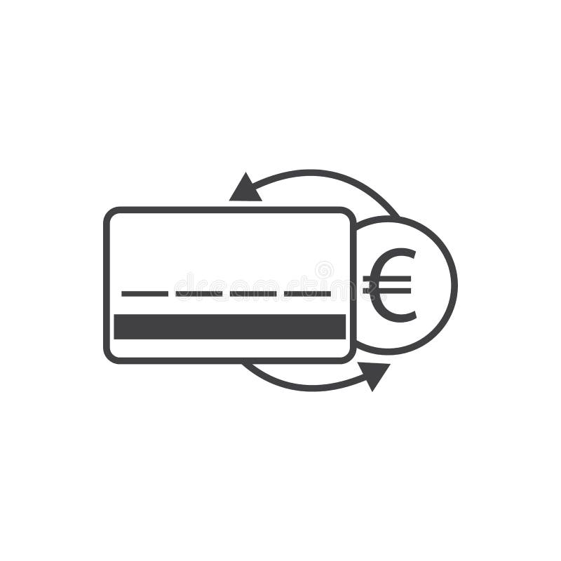 Exchange and Payment Euro Icon Vector Design Illustration Stock Vector ...