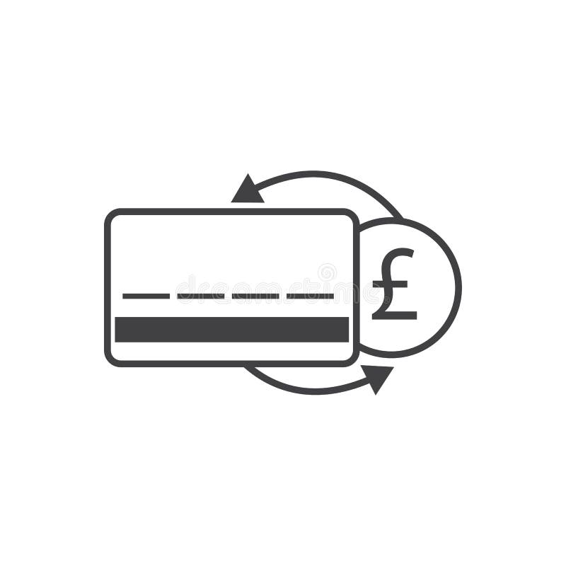 Exchange and Payment Pound Icon Vector Design Illustration Stock Vector ...