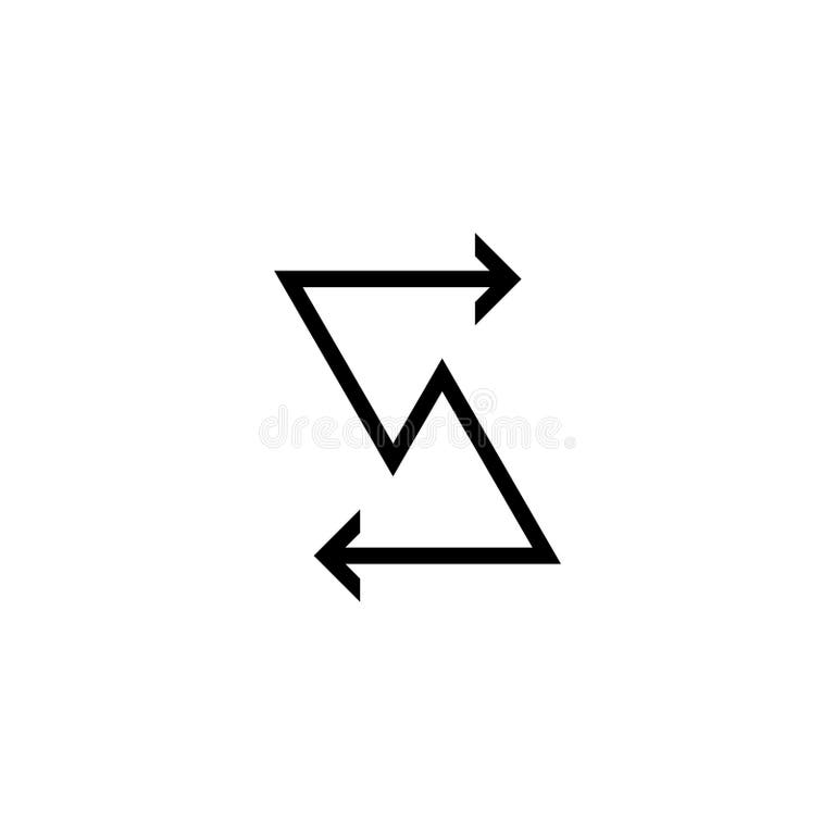 Exchange Flow Connection Circle Symbol Design Stock Illustrations – 96 ...