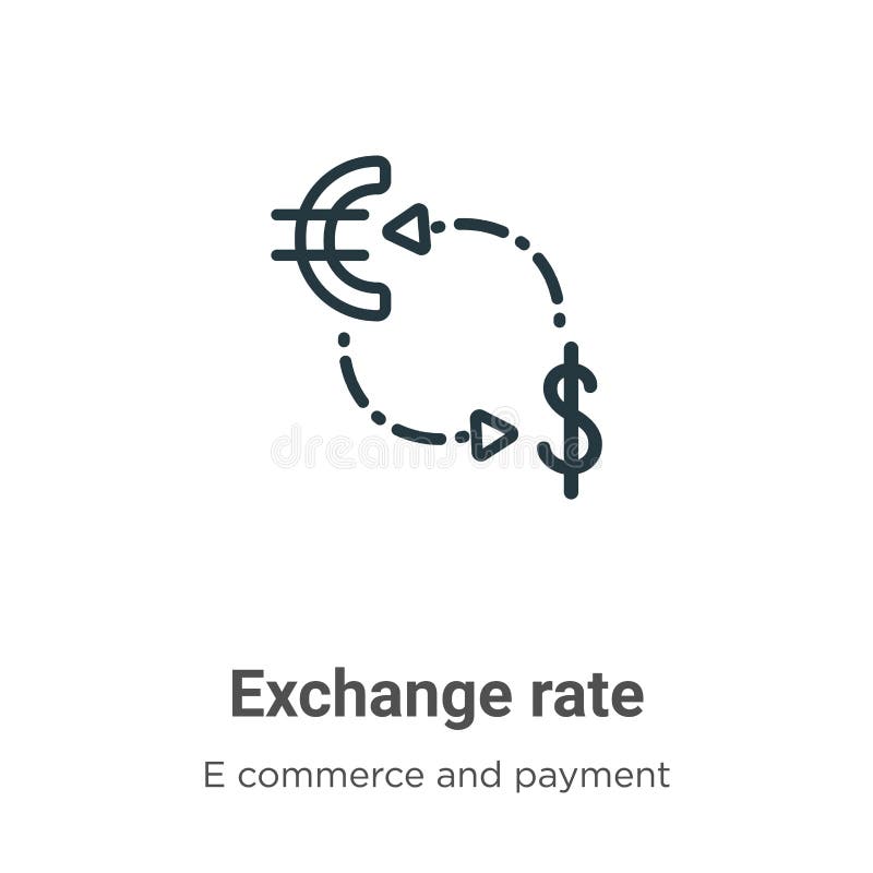 Exchange Rate Icon in Filled, Thin Line, Outline and Stroke Style ...