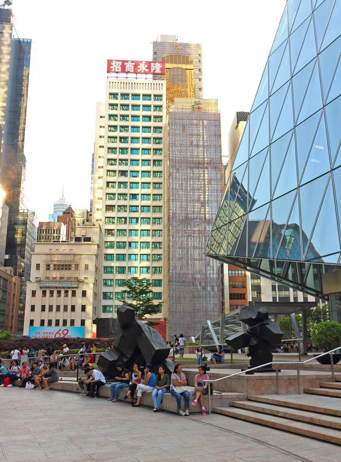 Exchange Square in Hong Kong Editorial Image - Image of capitalism ...