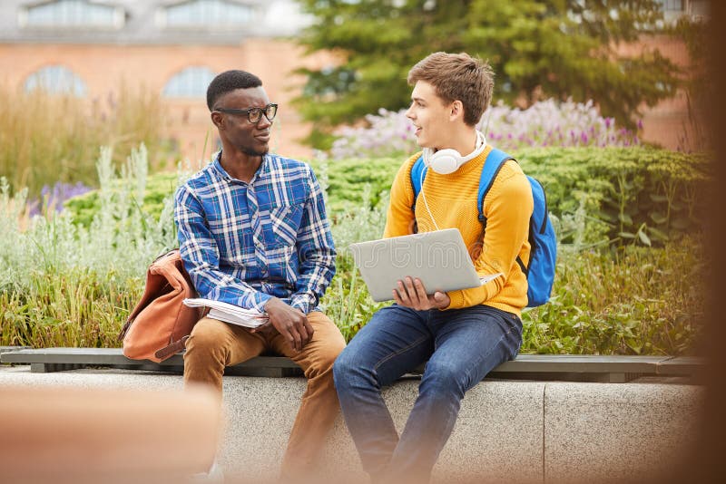 Exchange Student in College Stock Photo - Image of intelligent ...