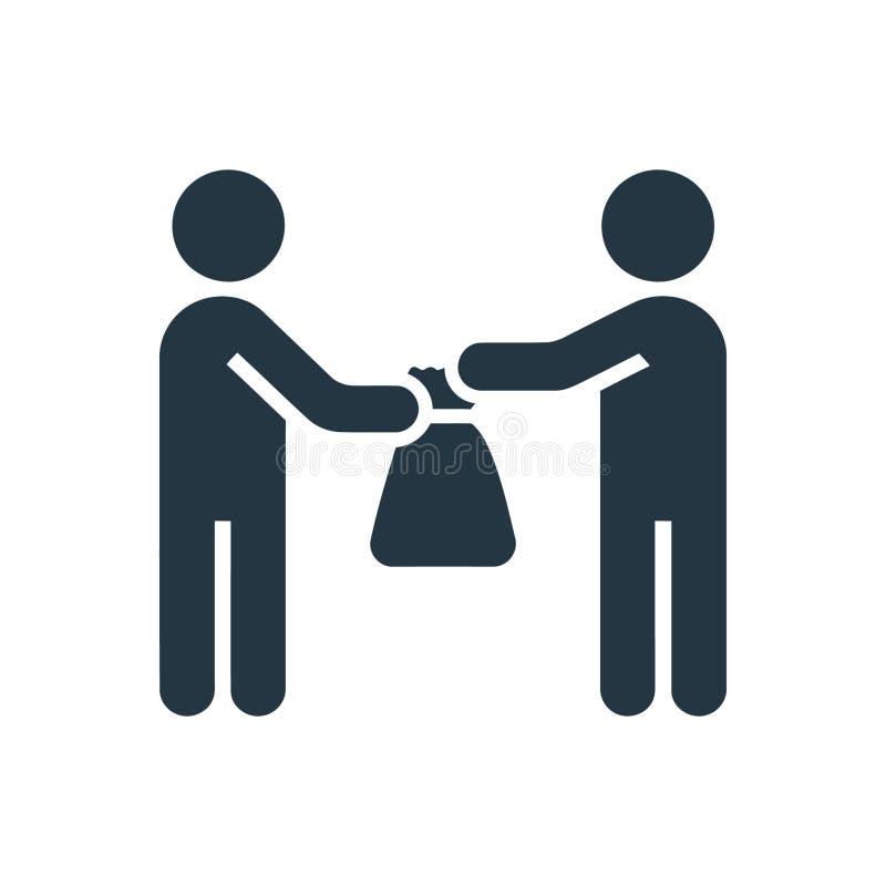 Exchange Transaction Icon stock vector. Illustration of deal - 361768425