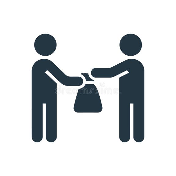 Exchange Transaction Icon stock vector. Illustration of deal - 361768425