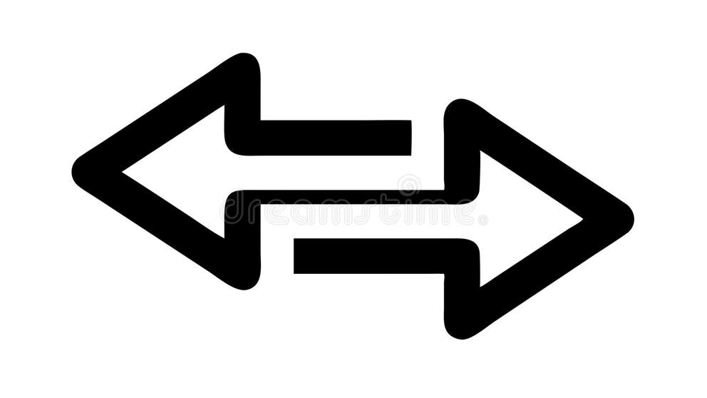 Exchange Transfer Arrows Icon, Conversion, Transaction, Vector Design ...