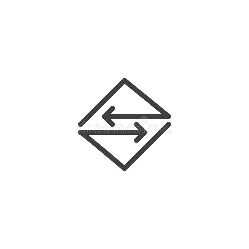 Exchange, Transfer, Sync, Direction Arrow. Vector Icon Template Stock ...