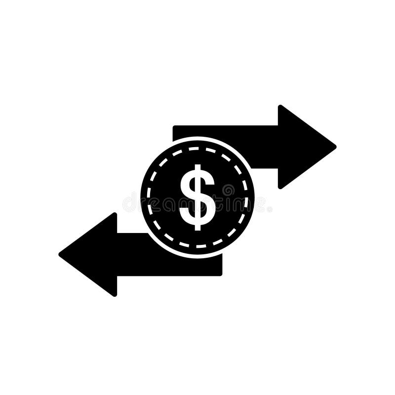 Exchange Vector Icon. Export or Import Illustration Sign. Trade Symbol ...