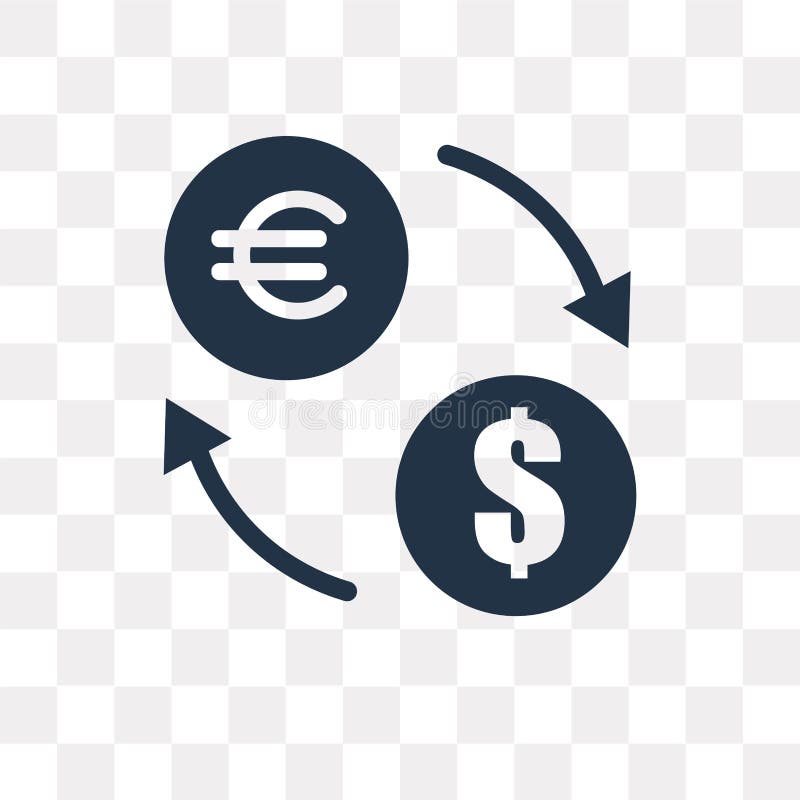 Exchange Vector Icon Isolated on Transparent Background, Exchange ...