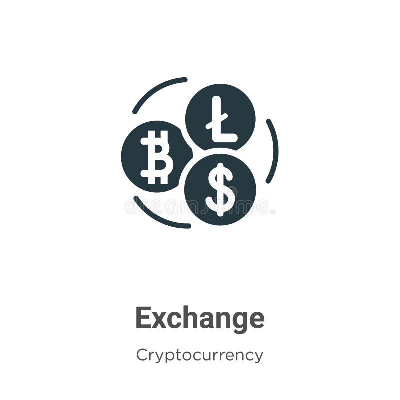 Exchange Vector Icon on White Background. Flat Vector Exchange Icon ...