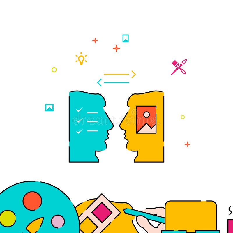 Exchange of Views between the Customer and the Designer Filled Line ...