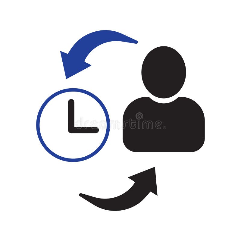 Exchange waiting time icon stock vector. Illustration of cost - 264881057