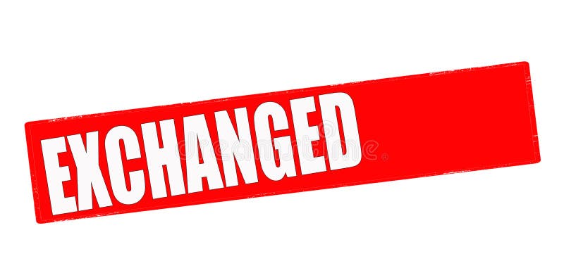 Exchanged stock illustration. Illustration of concept - 108749800