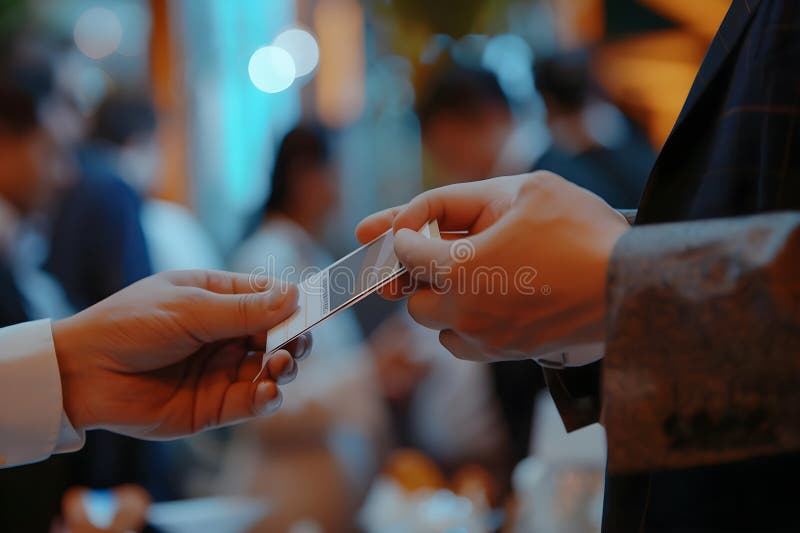 Exchanging Business Cards, Professional Networking Etiquette in a ...