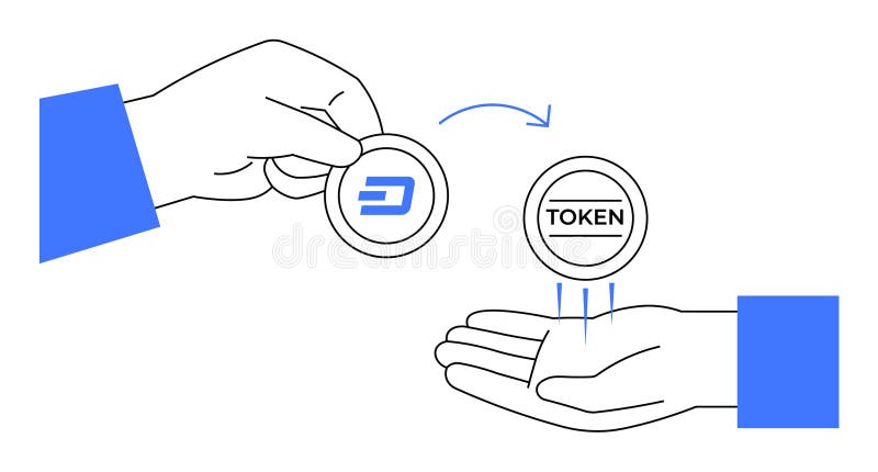 Exchanging Cryptocurrency Tokens a Simple Representation of Digital ...