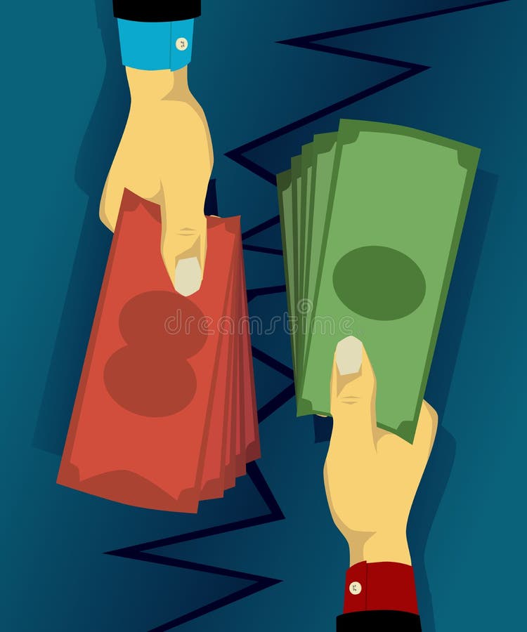 Hands Exchanging Stock Illustrations – 431 Hands Exchanging Stock ...