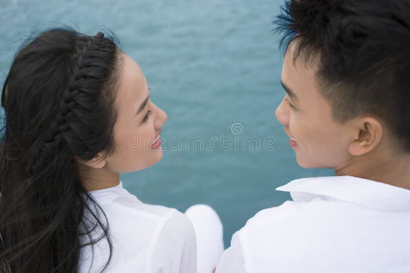 Exchanging glances stock image. Image of girlfriend, couple - 28055021
