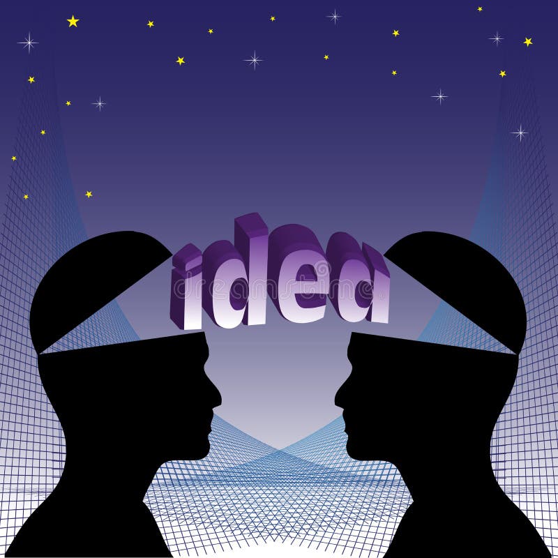 Exchanging ideas stock vector. Illustration of abstract - 11362955