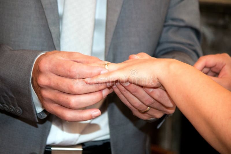 Exchanging rings stock photo. Image of rings, outdoor - 33799280