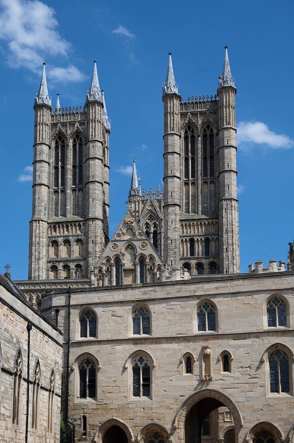 Exchequer Gate Lincoln Cathedral Stock Image - Image of britain ...