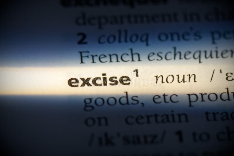 Excise stock photo. Image of highlighted, paper, closeup - 161578848
