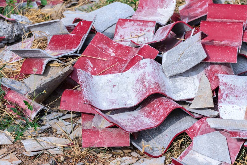 Excised Tiles at Building Construction Site Stock Photo - Image of home ...