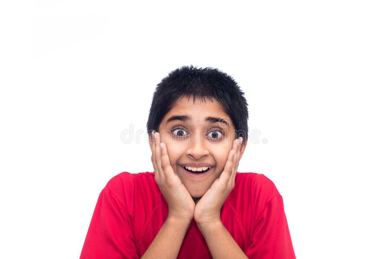 Excited, Handsome Arab Man Expressing Success Stock Image - Image of ...
