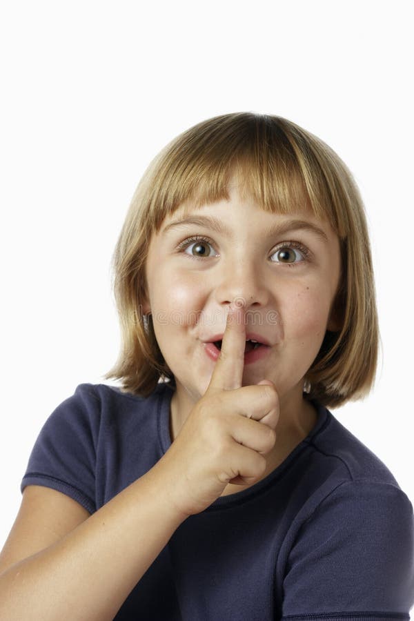Excited Girl with Secret stock photo. Image of excited - 6929092