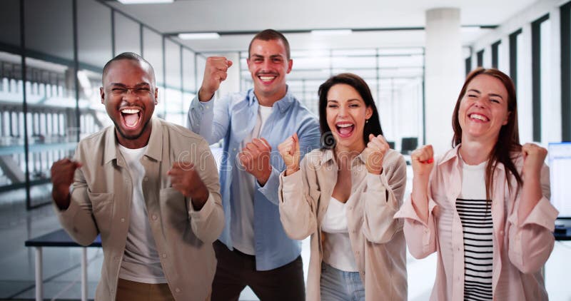 Excited Group of Happy Business People Stock Image - Image of team ... Excited Group of Happy Business People Stock Image - Image of team ...