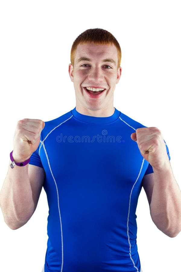Excited Rugby Players Celebrating a Win Stock Image - Image of match ...