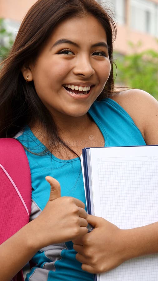Excited Successful Female Student Stock Image - Image of eager, pupils ...