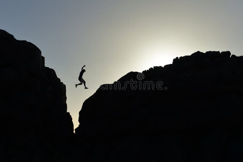 Excited, Synergistic and Exuberant Movements in the Mountains Stock ...