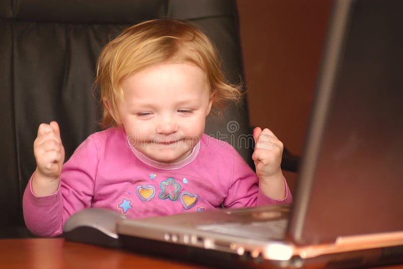 Excited about work stock photo. Image of business, beautiful - 609736