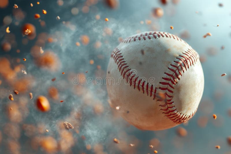 Exciting Baseball in Action with a Professional Player Pitching a ...