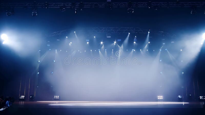 Exciting Dance Performance on a Vibrant Stage with Dynamic Lighting and ...