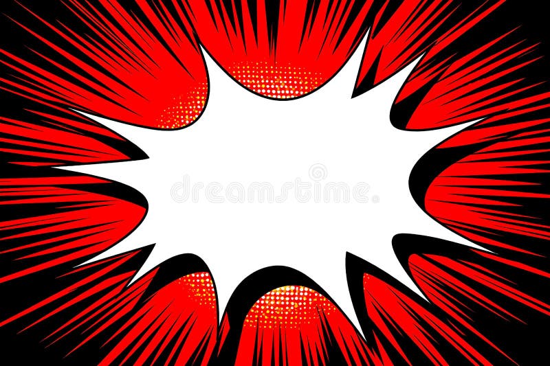 Exciting Design Featuring Energetic Burst with a Blank Space for Text ...