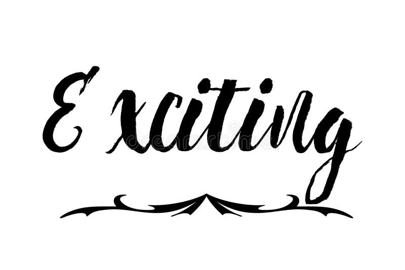 Exciting Elegant Grunge Typography Lettering Text Quote Vector Design ...