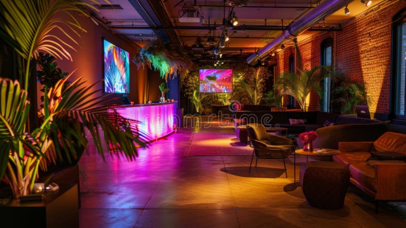 Exciting Party Ambiance with Available Space for Event Information ...